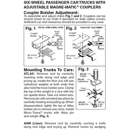 Micro Trains | N Scale - Trucks