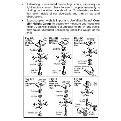 Micro Trains | N Scale - Trucks