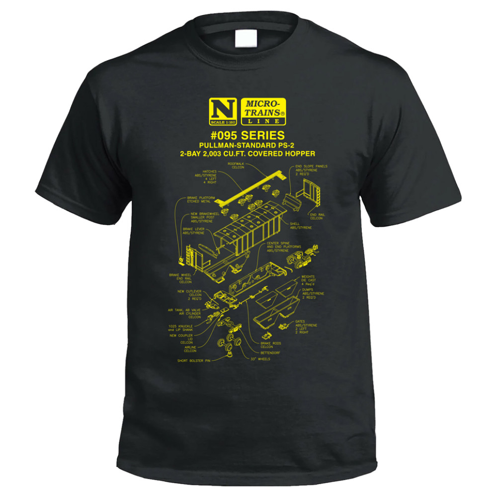 PS-2 Exploded View Adult -X-LARGE T-Shirt - Rel. 07/23