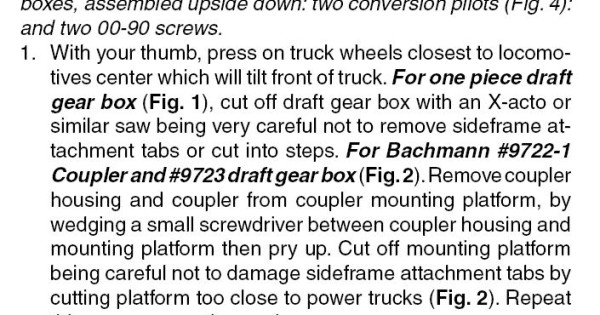 Pilot Locomotive Coupler Conversion Kit (1164)